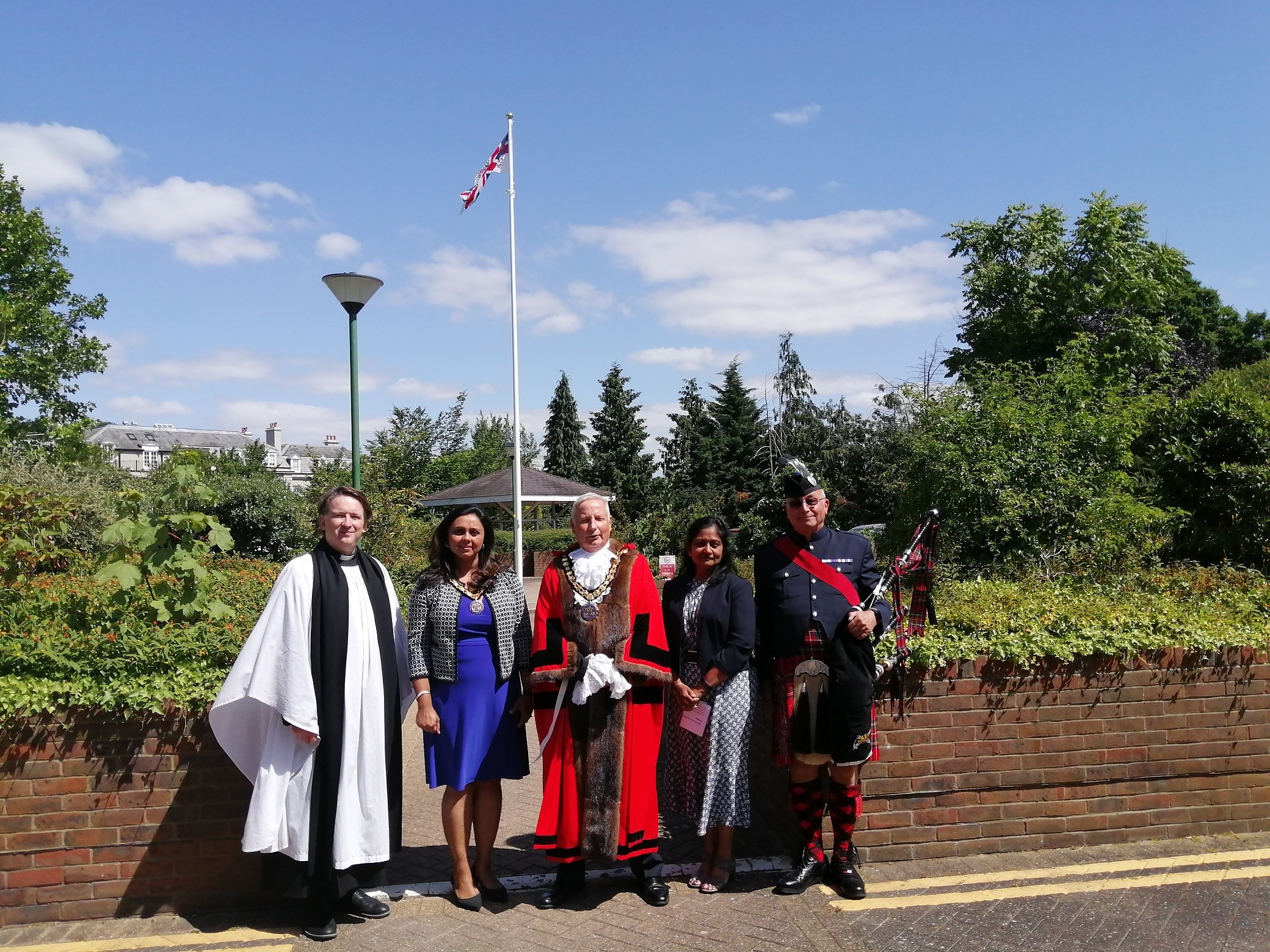 Armed Forces Flag Raising | Esher Residents Association