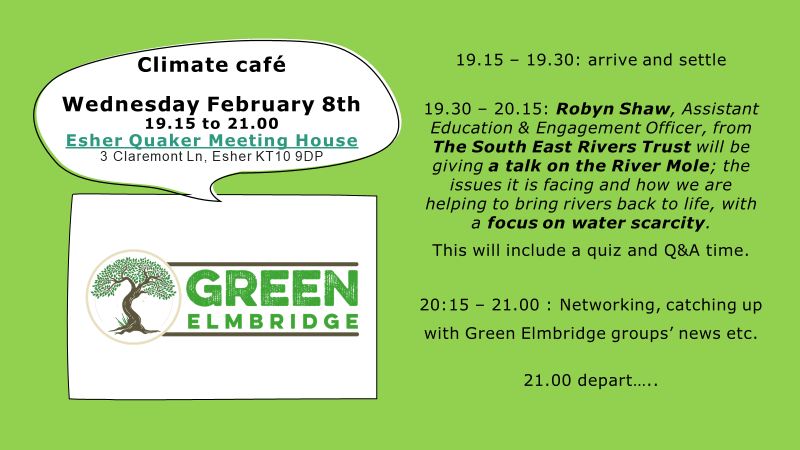 Green Elmbridge Climate Cafe | Esher Residents Association